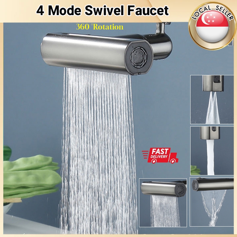 🇸🇬【SG stock】Water Tap Rotation Tap Kitchen New Waterfall Kitchen ...