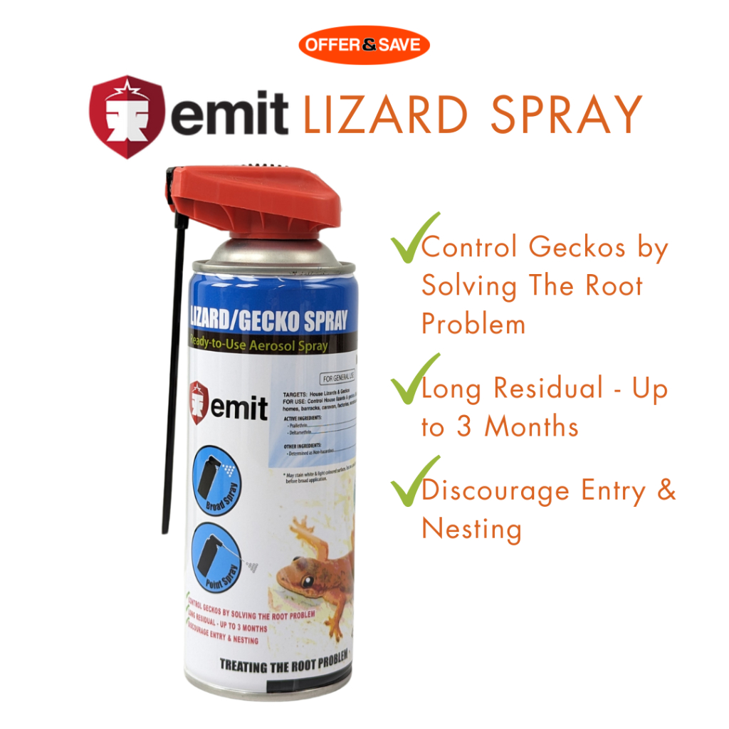 EMIT Lizard/Gecko Spray Water-Based Lizard Spray 450ML | Shopee Singapore