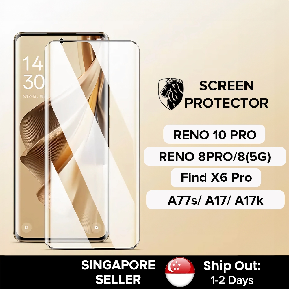 (SG) LionShield OPPO Reno 10 Pro/8 Pro/8/Find X6 Pro/A77s/A77/A57/A17k ...