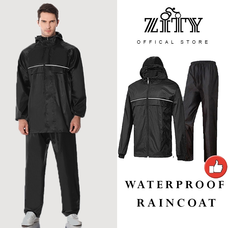 Raincoat Waterproof Raincoat Set Men's Motorcycle Raincoat Women's ...
