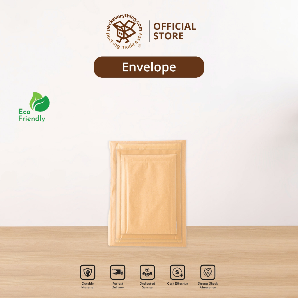 PACKEVERYTHING Envelope | Mailing Bubble Envelope | Honeycomb Envelope ...