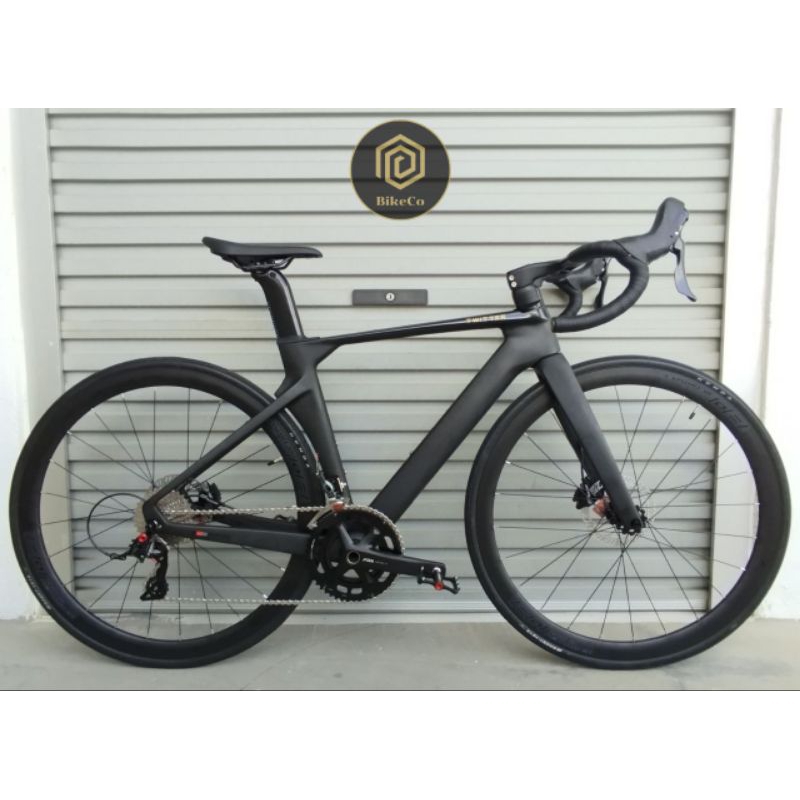 TWITTER R5 PRO Carbon Fibre Black Road Bike | Full Hydraulic Disc Brake ...