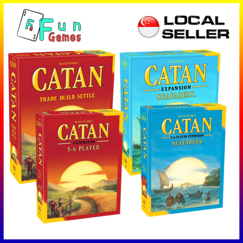 [SG SELLER] Catan Base Deck – Trade Build Settle Strategy Board Game ...