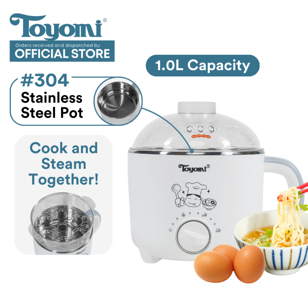 [HOT DEAL] TOYOMI Multi Cooker with Steamer 1.0L - MC 606 | Shopee ...
