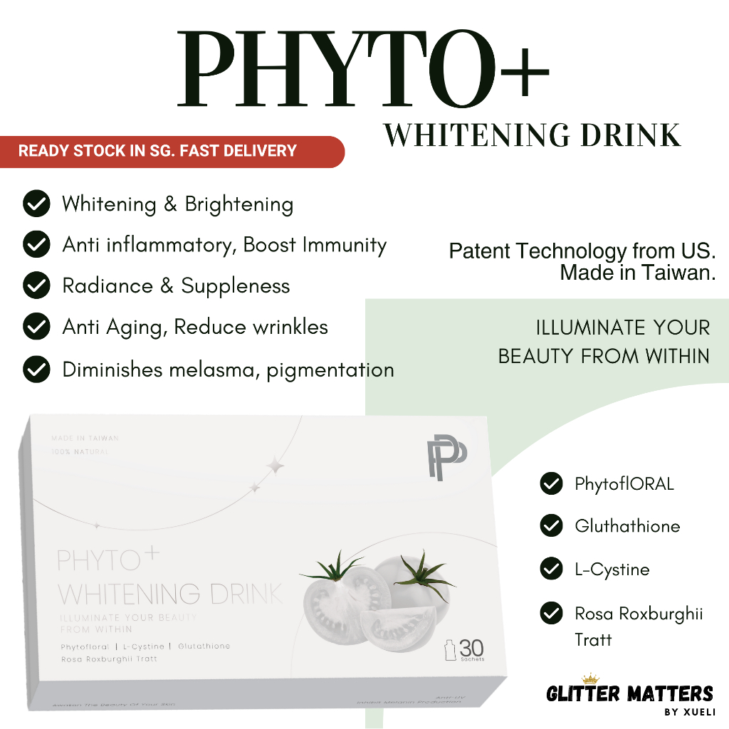 (READY STOCK) PHYTO+ PHYTOPLUS WHITENING DRINK SKINCARE SUPPLEMENT ...