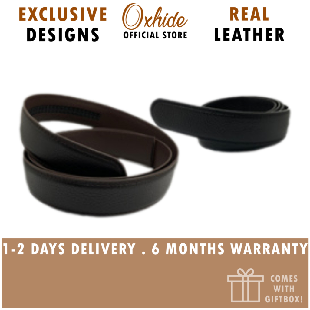 Men Leather Belt Without Buckle-Leather Belt Replacement - Leather ...