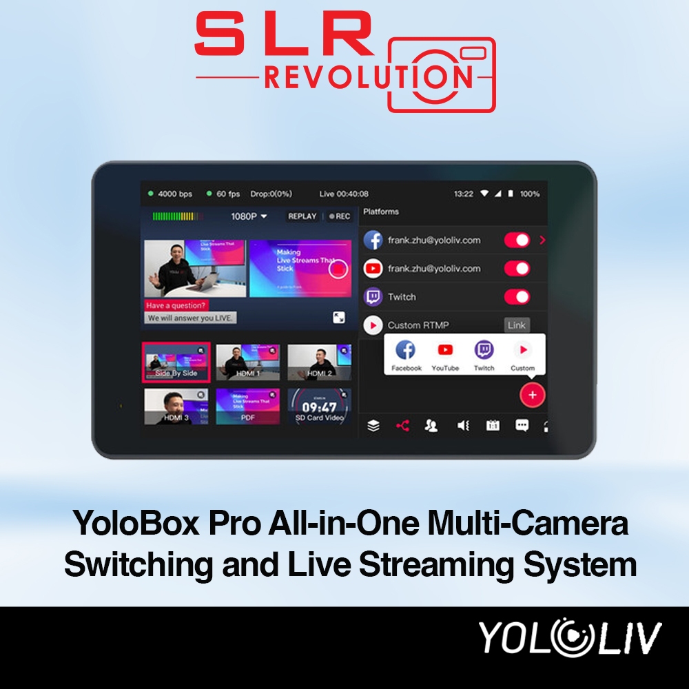 YoloBox Pro All-in-One Multi-Camera Switching and Live Streaming System ...