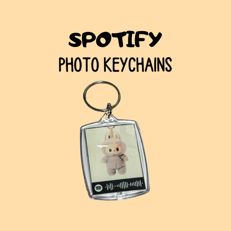 [SG] Spotify Customised Personalised Name Keychain illustration Photo ...