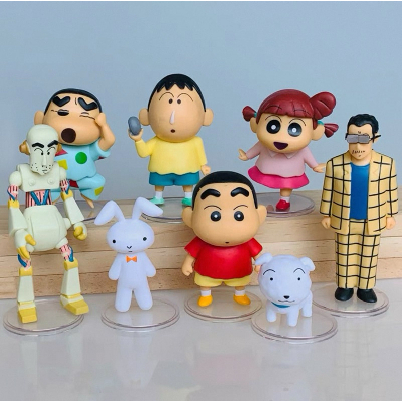 crayon shinchan shin chan birthday cake topper decoration toys figurines | Shopee Singapore