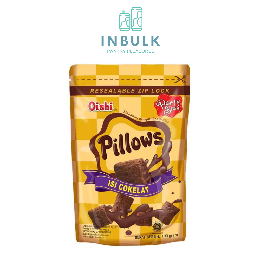 Oishi Pillows Choco-Filled Crackers (100g) | Shopee Singapore