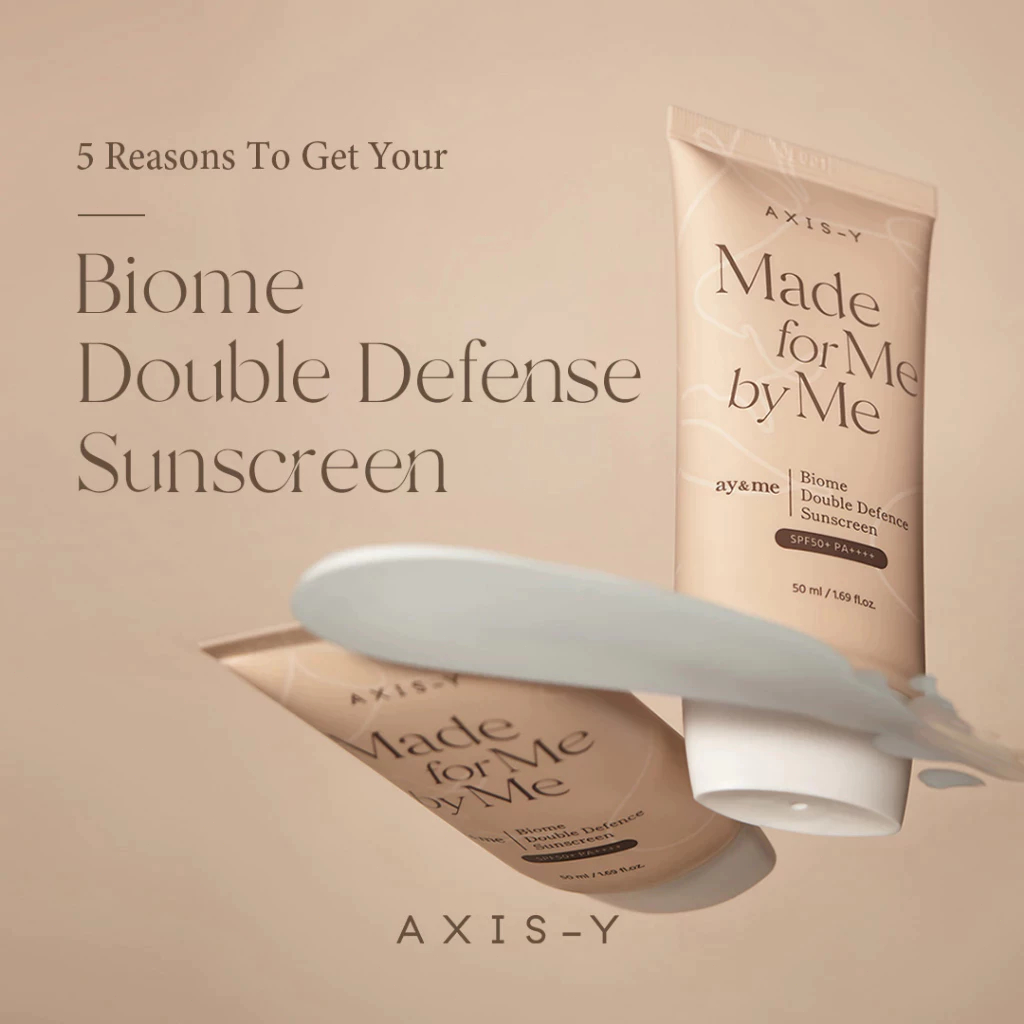 A XIS-Y Biome Double Defense Sunscreen SPF50+ PA++++ 50ml | Shopee ...