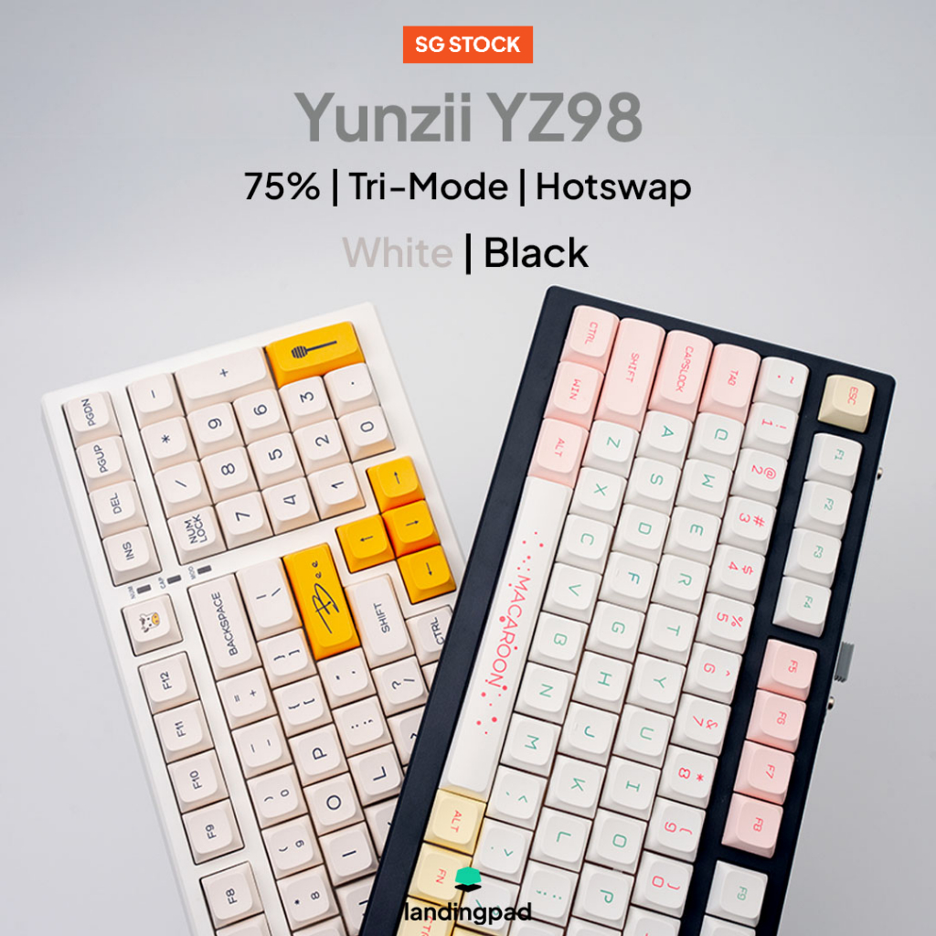 [⌨️ LandingPad] YUNZII YZ98 96% Keyboard 99 Key Wireless Hotswap ...