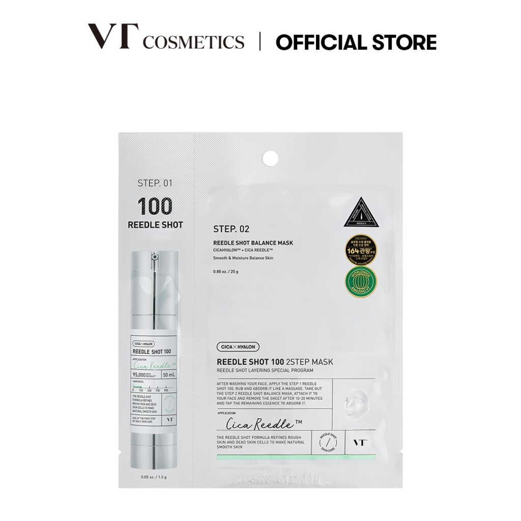 [VT] Reedle Shot 100 2Step Mask (50/ 100 / 300 / 700) Skin Condition ...