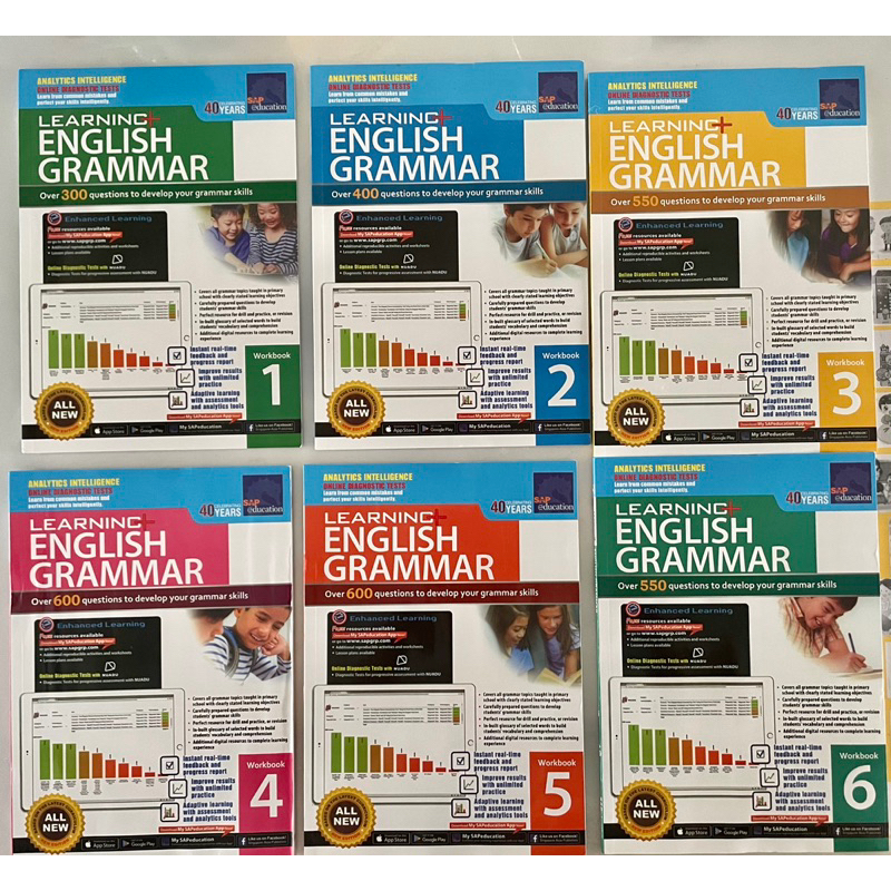 [SG stock] LEARNING ENGLISH GRAMMAR Primary school textbook | Shopee ...