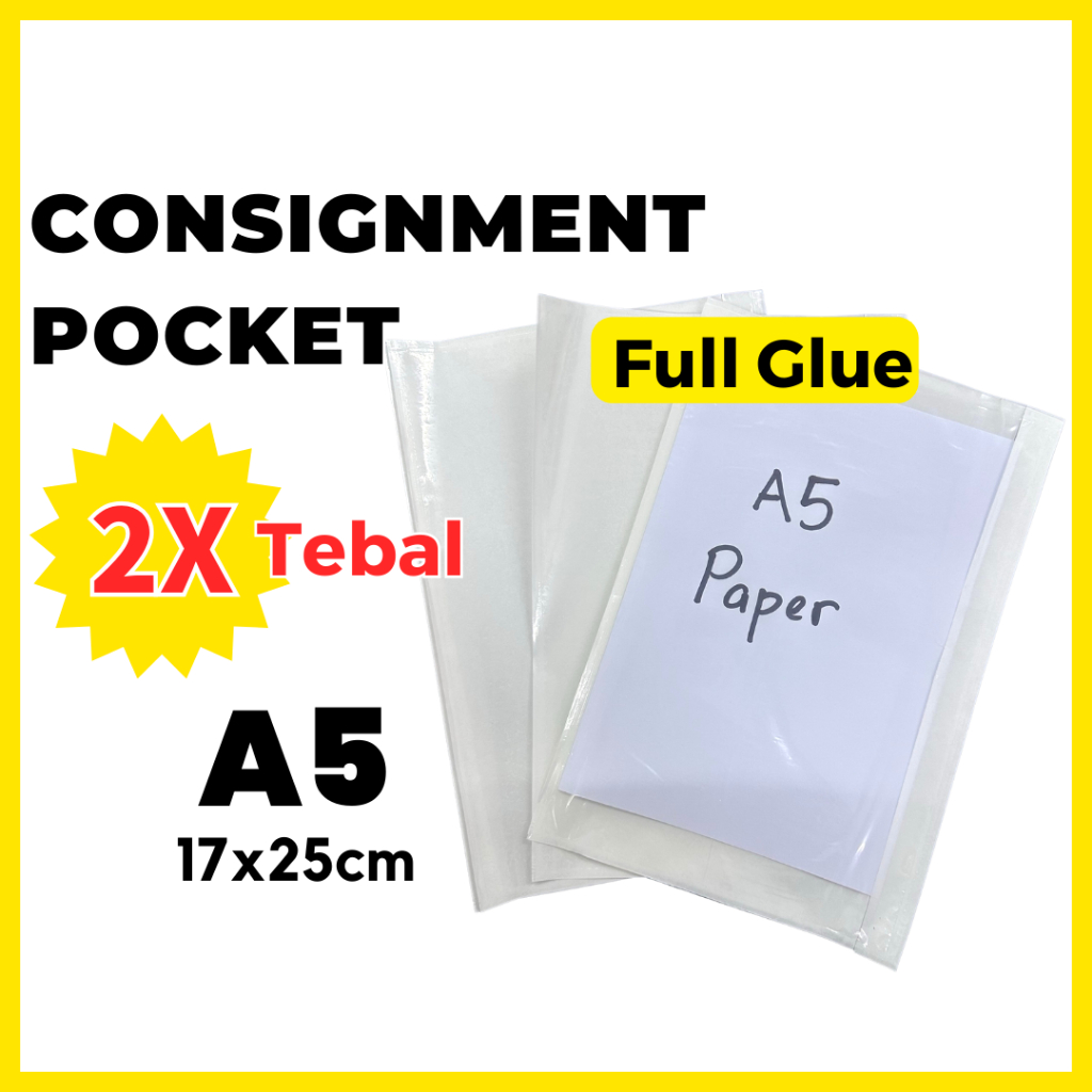 3T Online Store Full Glue A5 Consignment Note Pocket Waybill Courier ...