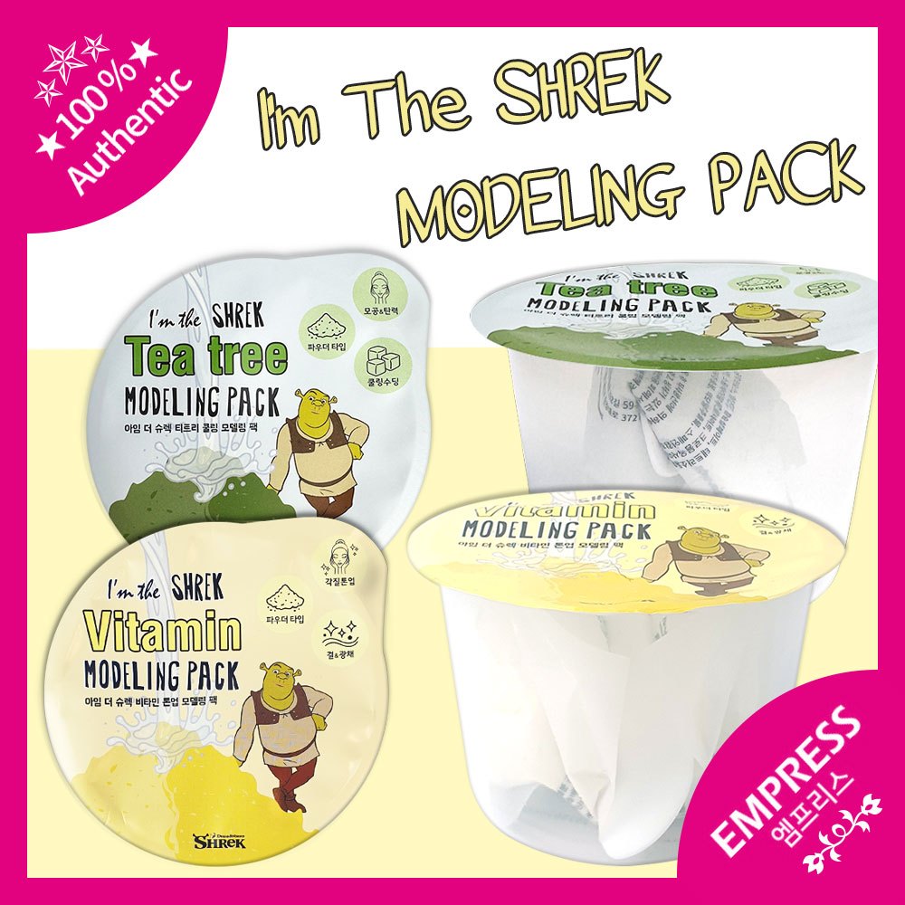 DreamWorks I'm The SHREK Modeling Pack 28g Olive Young Mud Mask ...