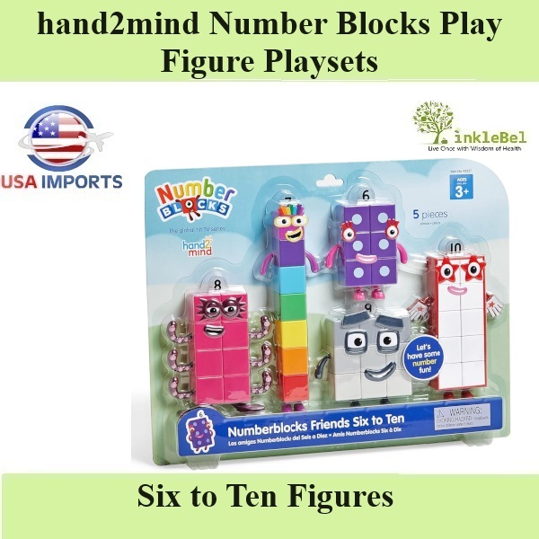 hand2mind Numberblocks Friends one to five & Six to Ten Figures ...