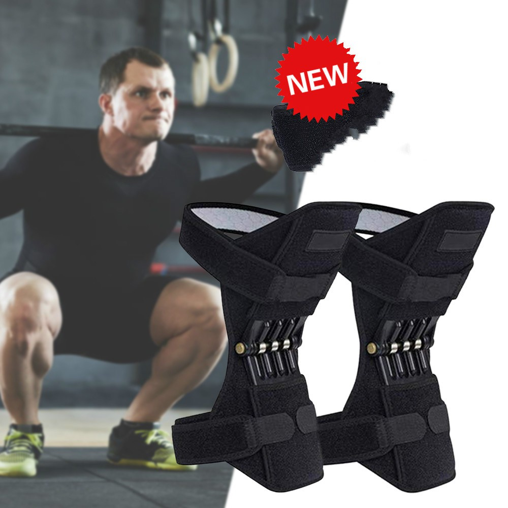 【24H】2PCS Knee Booster Support Joint Support Knee Pad Non-slip Lift ...