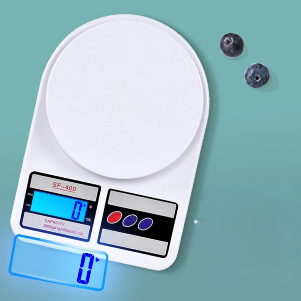 Kitchen/Meal Prep Weighing Scale (Max 10kg/Integer) *Batteries included ...
