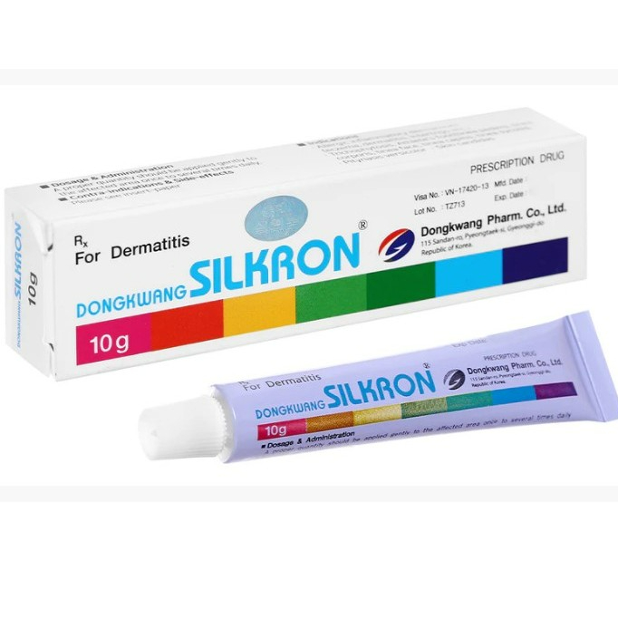 Dongkwang Silkron Cream For Dermatitis & Itching 10g| Bai Cao Zhi Yang ...