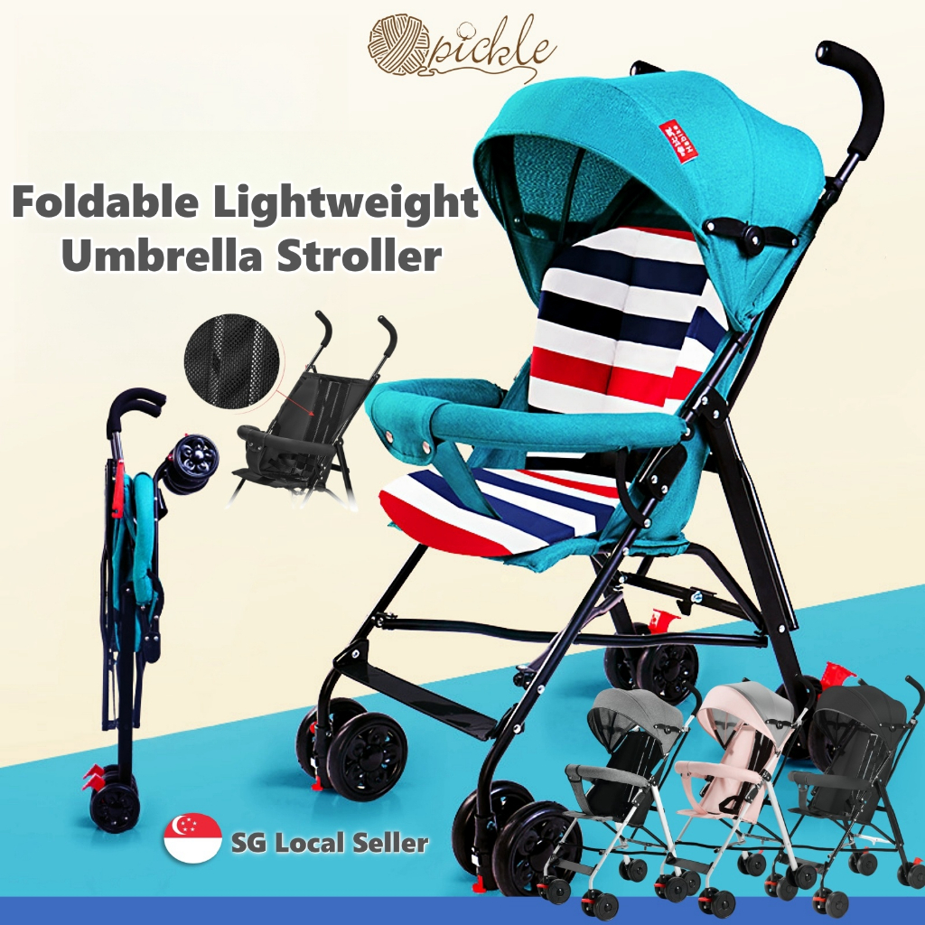 SG Local Seller Lightweight Umbrella Stroller Non Reclining Seat Brand ...