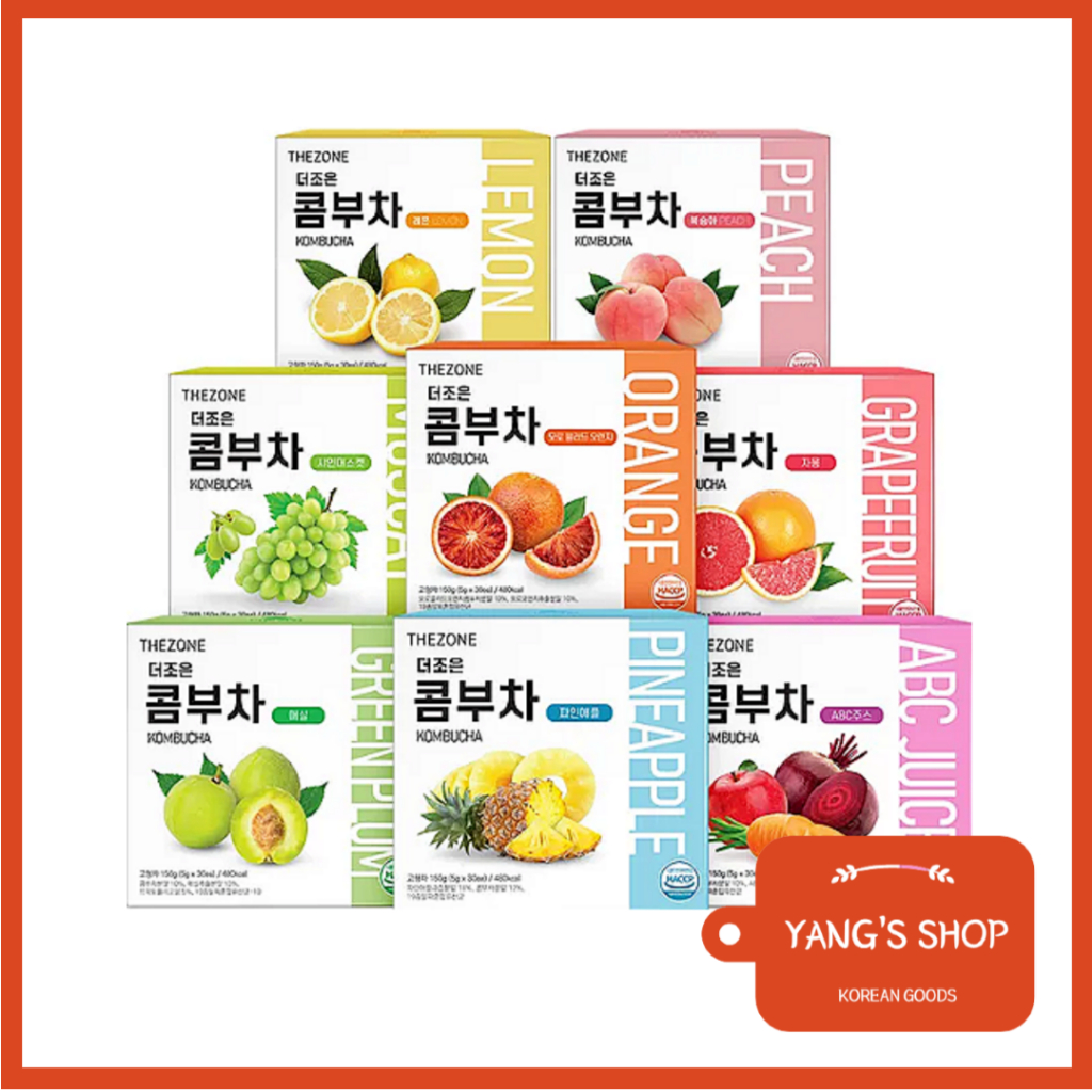 [The Zone] Kombucha 8 Flavors | Shopee Singapore