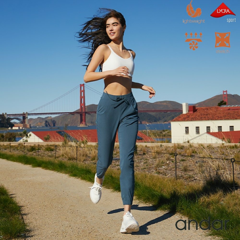 [ANDAR] Airwind jogger pants Women Clothes korea style Work out clothes ...