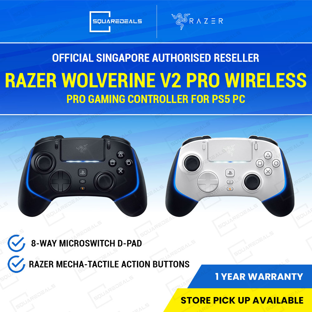 Razer Wolverine V2 Pro Wireless Pro Gaming Controller for PS5 PC ...