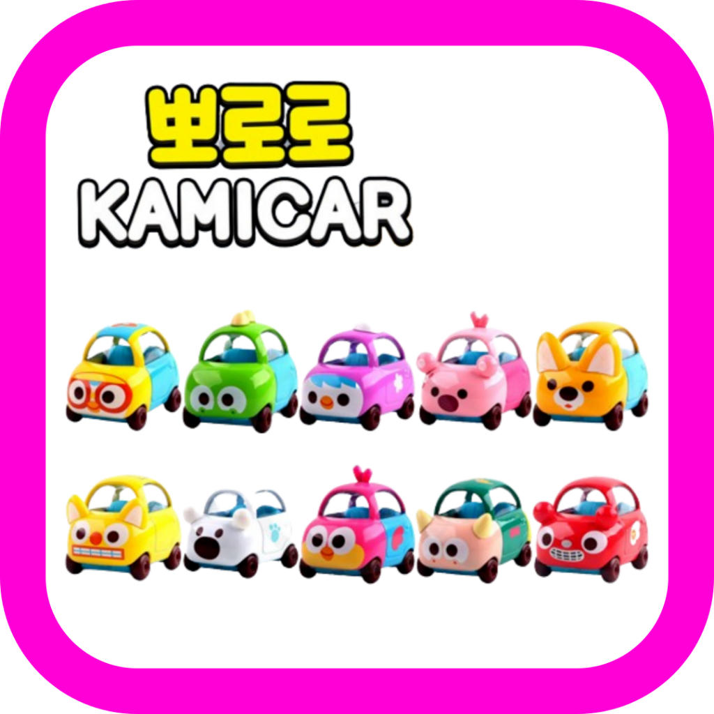 Pororo and Friends Kamicar Mini Car 10 Series / Pororo / Crong / Eddy ...
