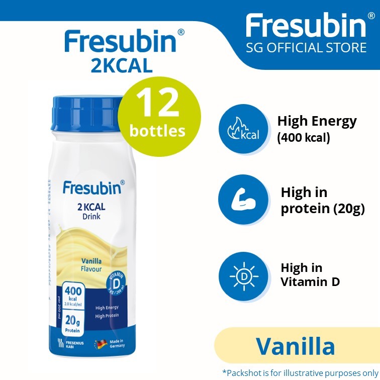 [Bundle] Fresubin 2kcal Drink (Vanilla 200ml) | Shopee Singapore