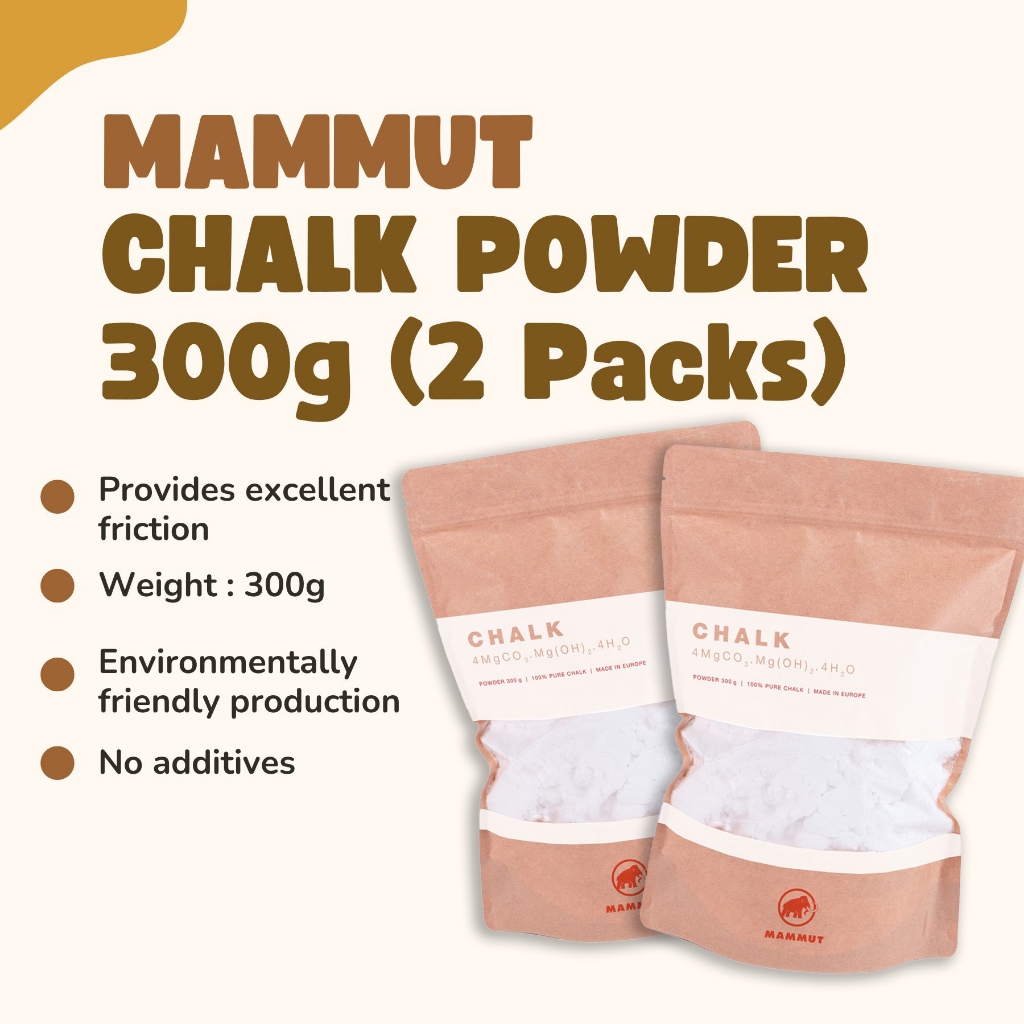 MAMMUT Chalk Powder 300G (2 Packs) | Shopee Singapore