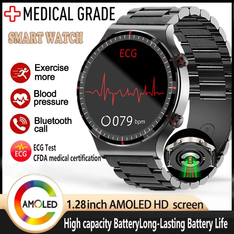 G08 Smart Watch Medical Grade 24H Health Monitoring Men Women Fitness ...