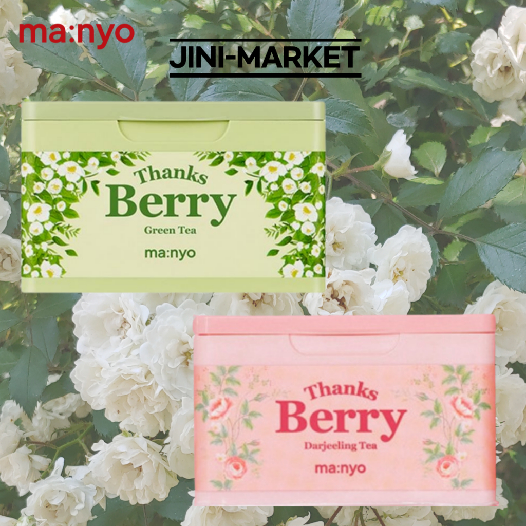 [ma:nyo] Thanks Berry Darjeeling Tea Mask Sheet 30 sheets(310ml ...