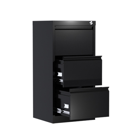 Filex 3 Drawer Office Filing Drawer Cabinet Black Office Files Storage ...