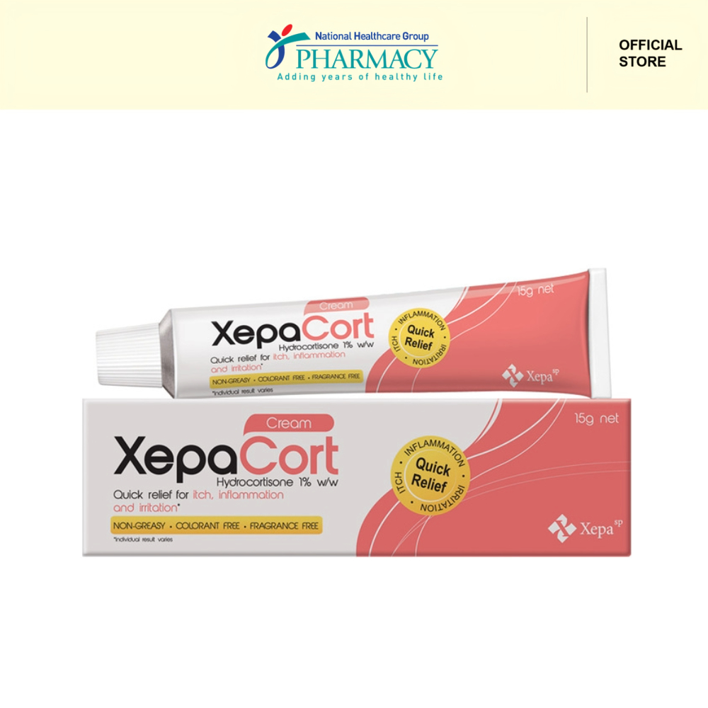 Xepacort Cream 15g [relieves itch, minor rash] | Shopee Singapore