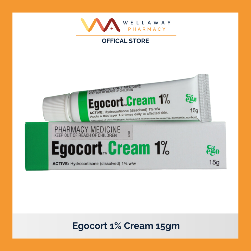Egocort 1% Cream 15gm [Hydrocortisone for relief of inflammation ...