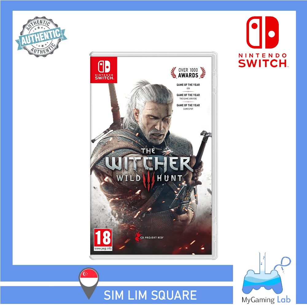 [SG] Nintendo Switch Game The Witcher 3 Wild Hunt Witcher III | Shopee ...