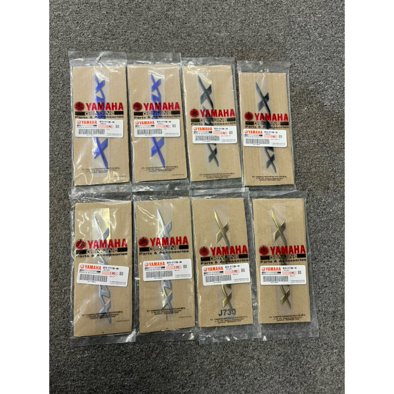XMAX Emblem Original Yamaha Genuine Parts 1Set (2pcs) | Shopee Singapore