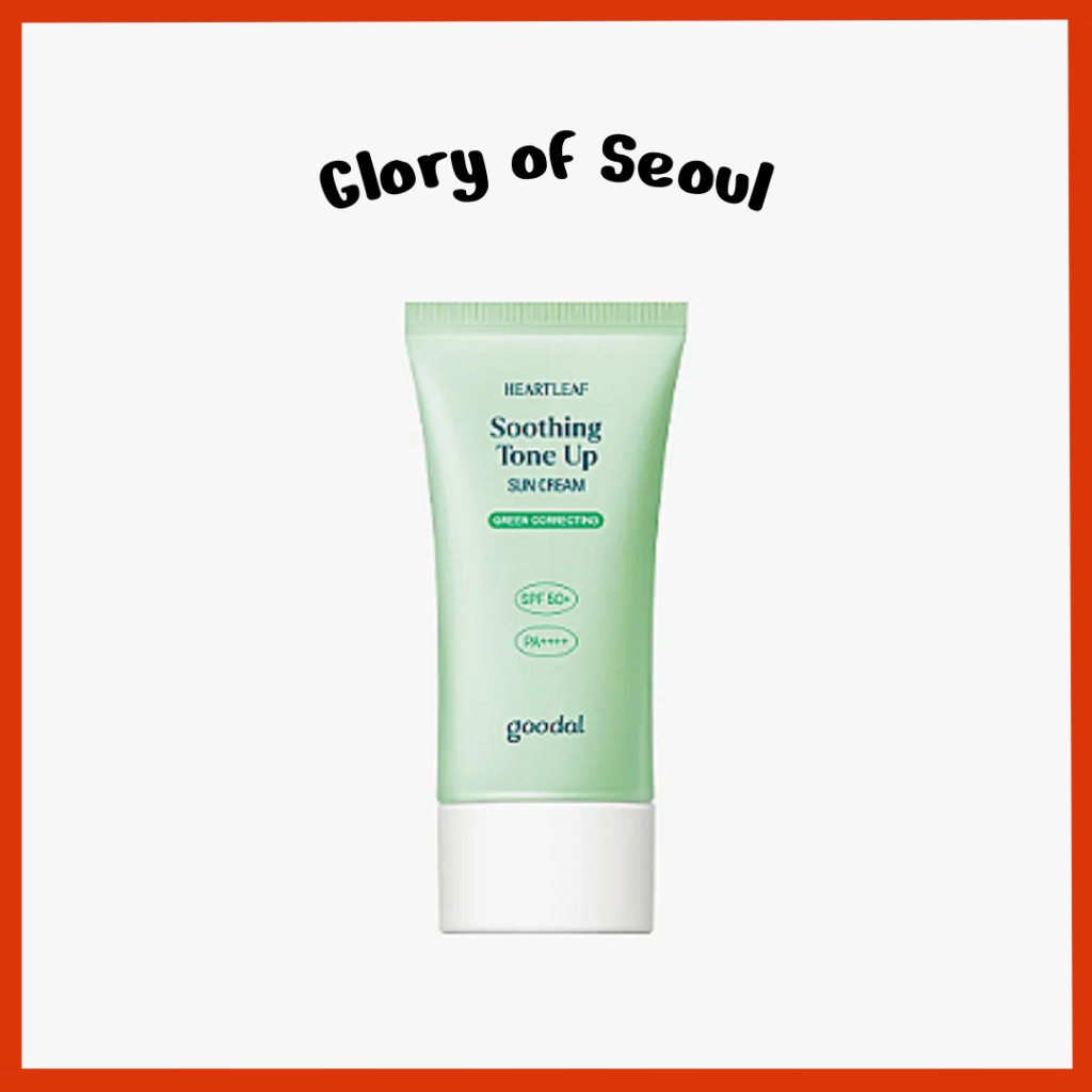 [New] Goodal Heartleaf Soothing Tone Up Sun Cream 50ml | Shopee Singapore