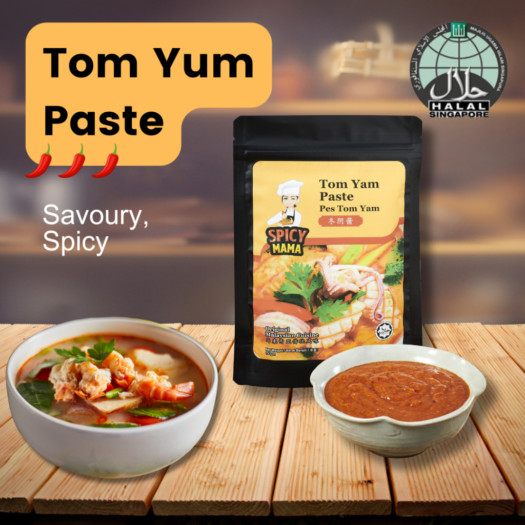 SpicyMama TOM YAM PASTE 150 gram Spicy Mama | Shopee Singapore