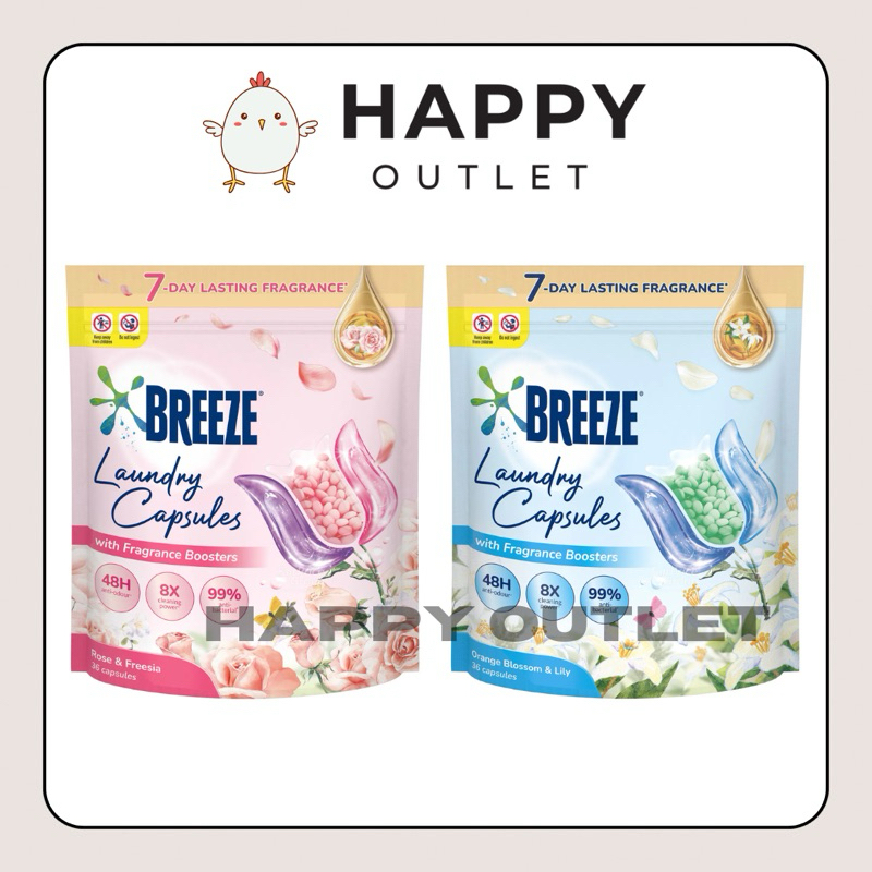 🌹 Breeze Laundry Capsules Breeze Laundry Pods Laundry Detergent Refill ...