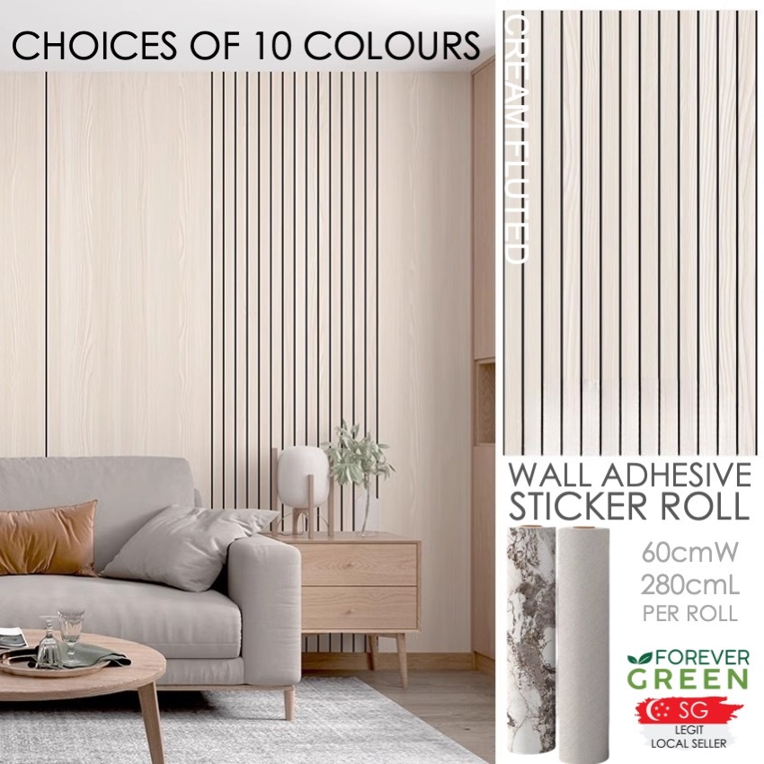 [280cmx 60cm] Wall Sticker Wallpaper Easy DIY Home Renovation Wall ...