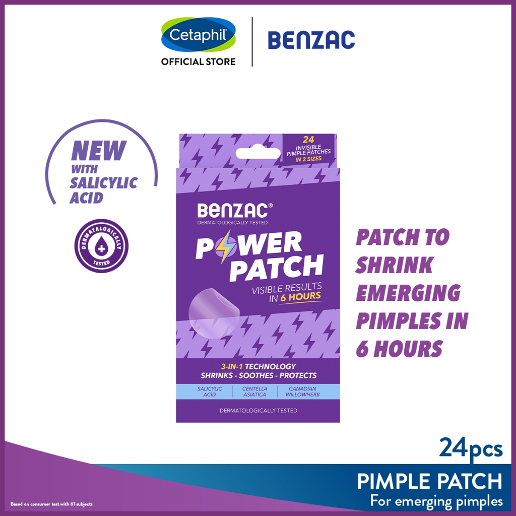 BENZAC Power Patches 24pcs (Ultra Light and Ultra-Thin Invisible Patch ...