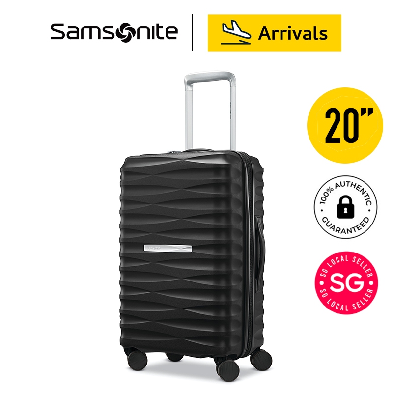 Samsonite Voltage DLX Carry-On Spinner 55/20 EXP Expandable Hard Case ...