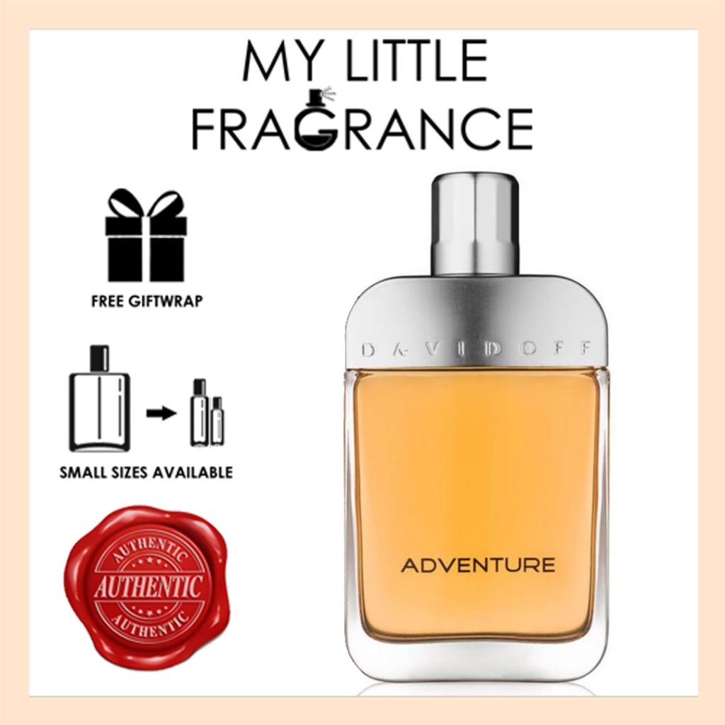 100ml Davidoff Adventure EDT Eau de Toilette for Men Man Male Guys ...