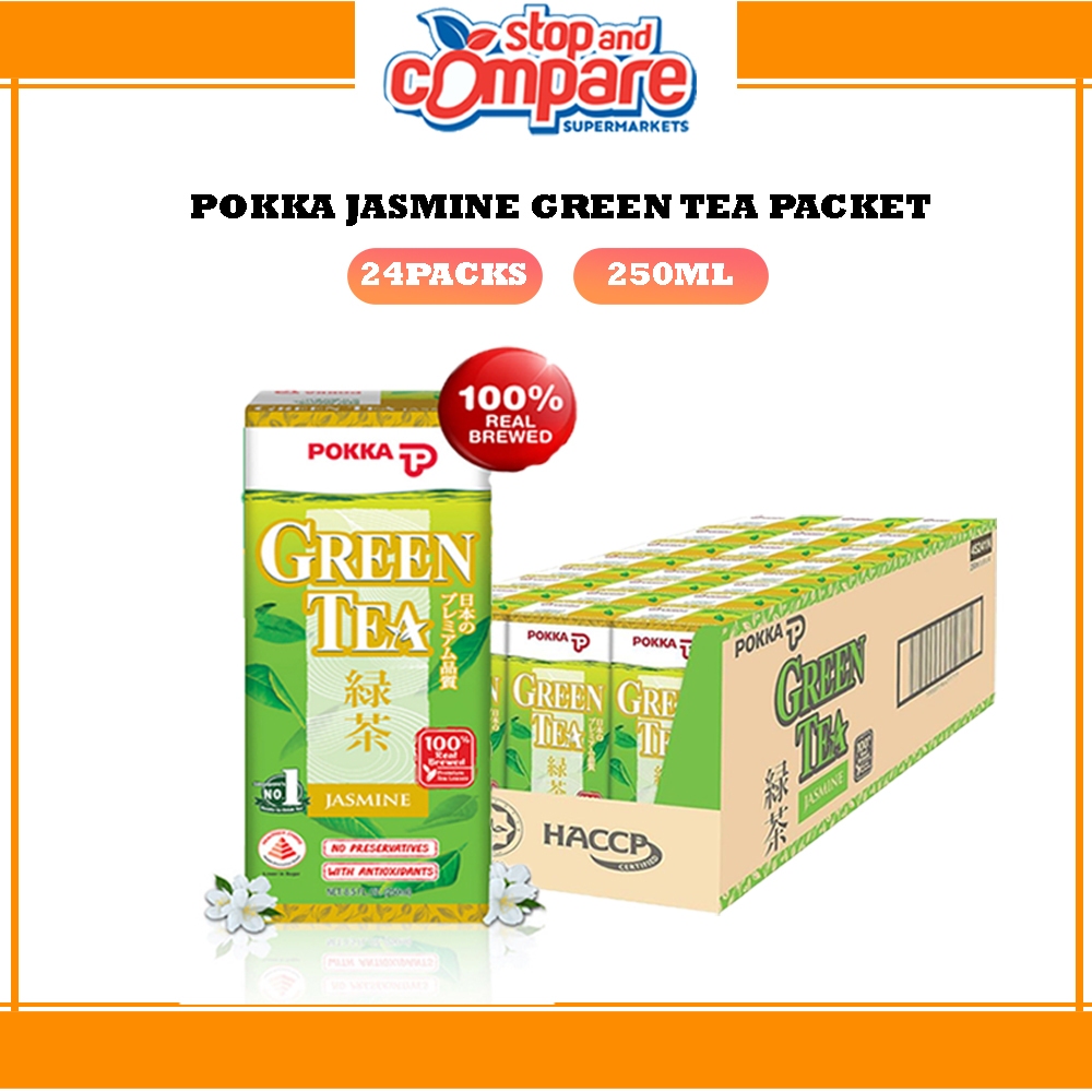 Pokka Jasmine Green Tea Packet (24 x 250ml) - Stop and Compare ...