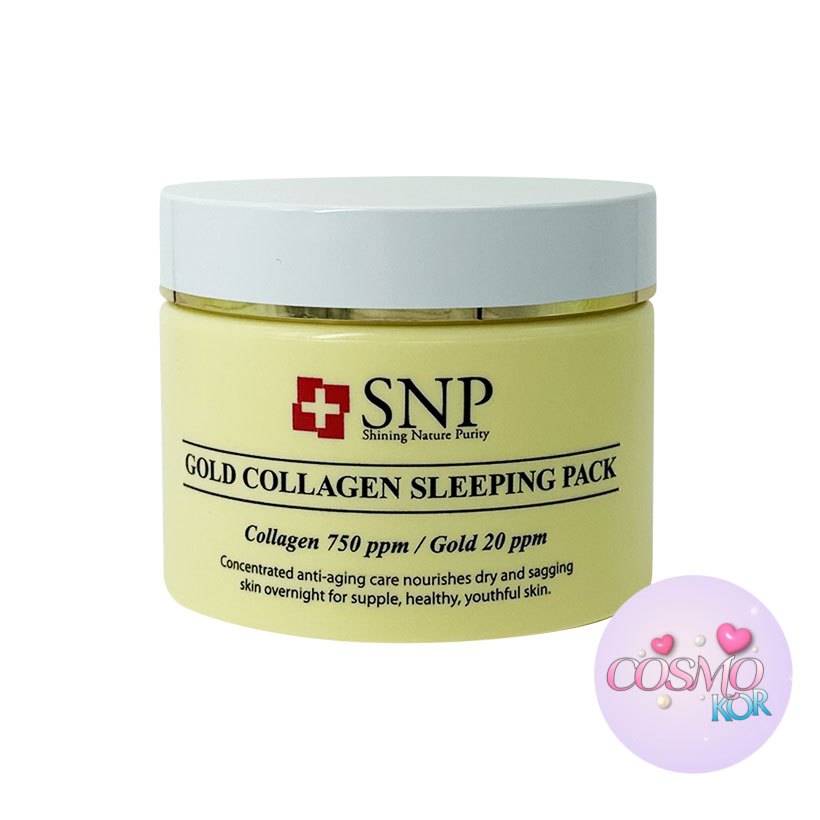 [SNP] Gold Collagen Sleeping Pack 100g | Shopee Singapore