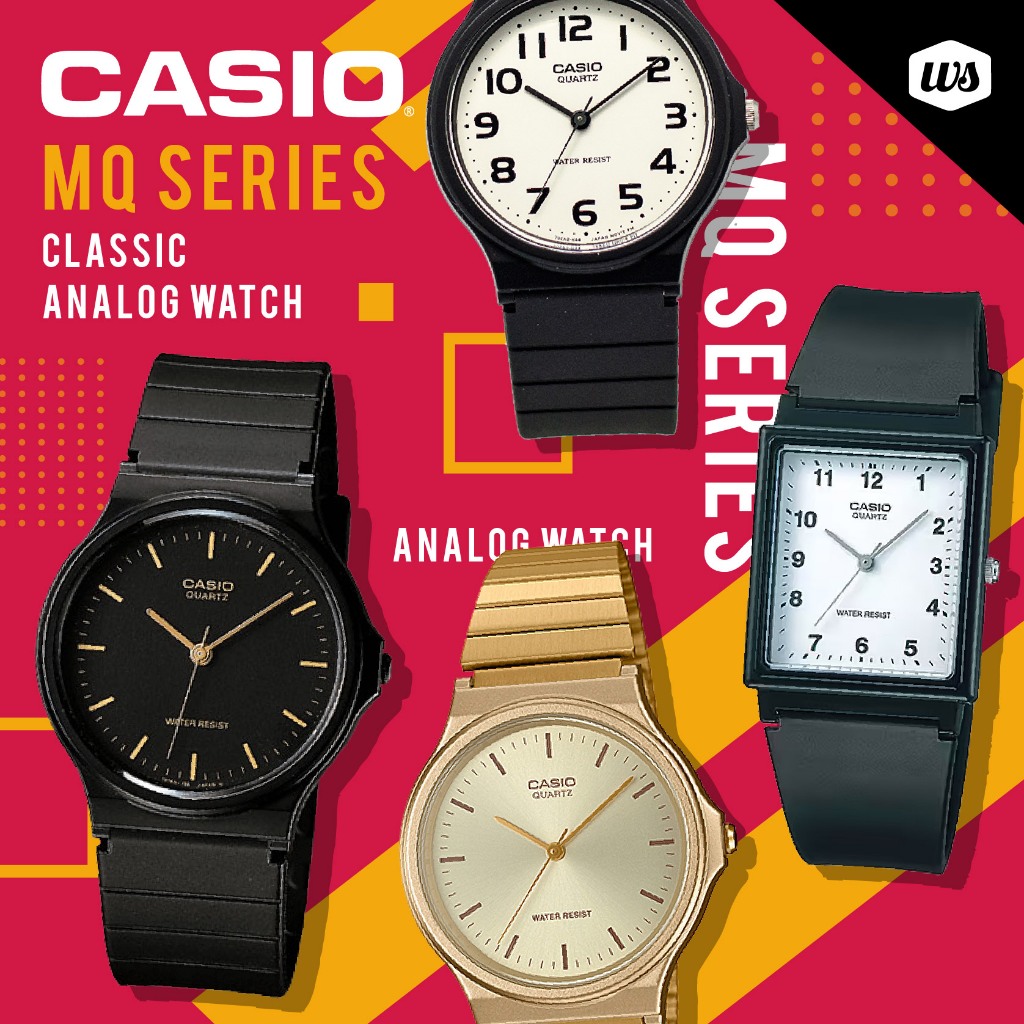 [Watchspree] *100% Authentic* // CASIO MQ24 | MQ27 | MQ38 | MQ Series 1 Analog Watches // Free ...