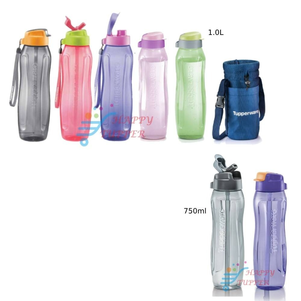 Tupperware Slim Eco Bottle 1L (Tupperware Water Bottle) | Shopee Singapore