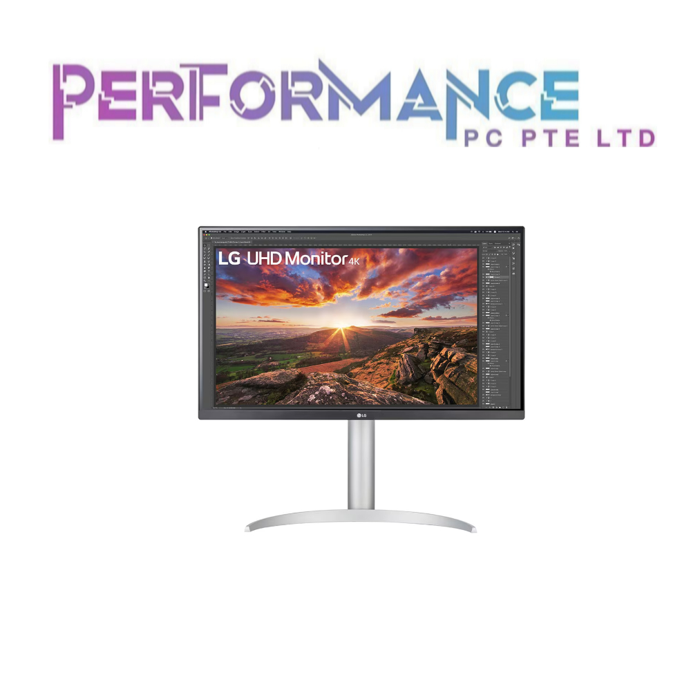 LG 27UP850K-W UHD 4K 27" IPS Display Monitor with USB Type-C™ (3 YEARS ...